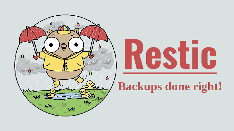 Restic: Automatiza tus backups con restic y systemd · El blog de Lázaro